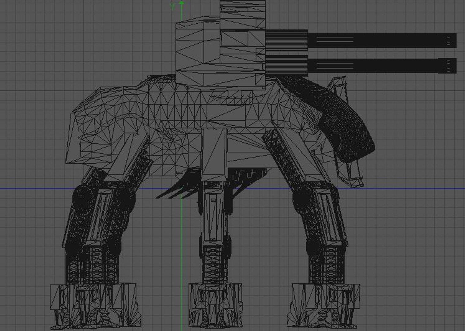 mech robot 3d model