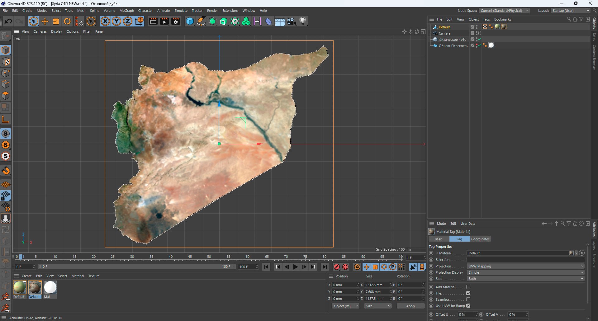Syria Terrain 3D Map 3D model - TurboSquid 2095282
