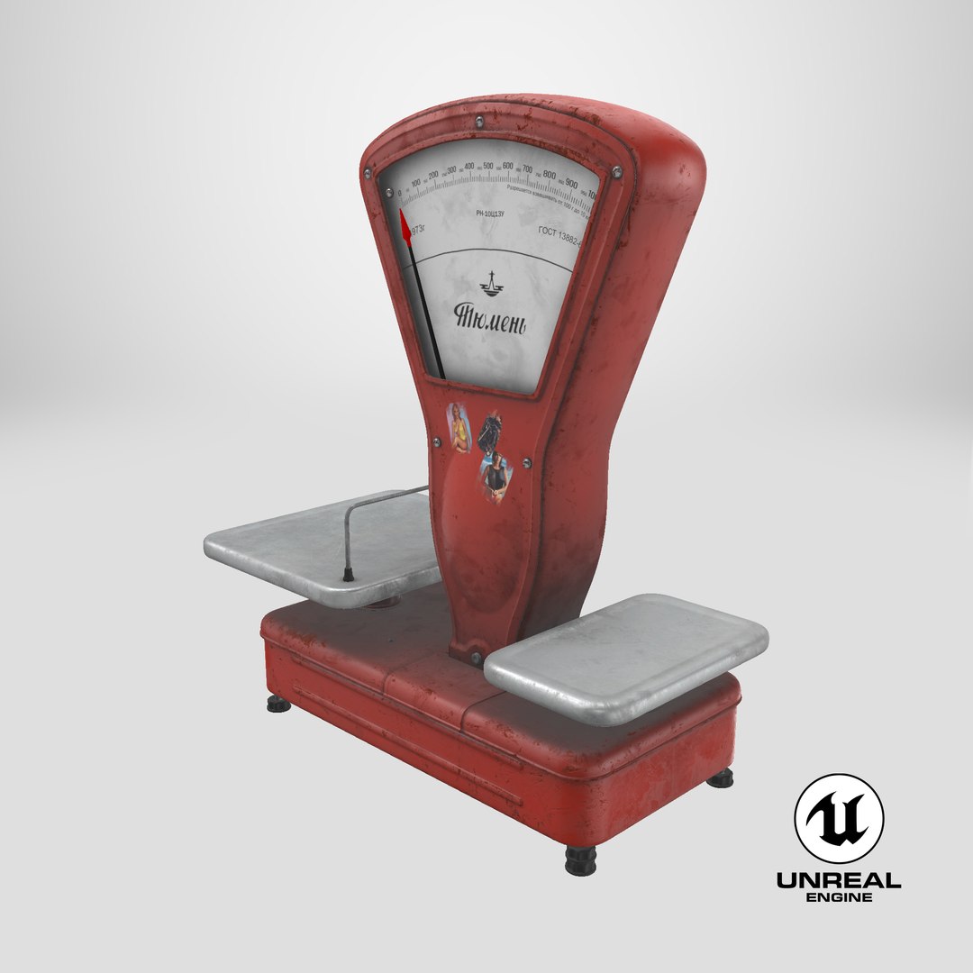 3D SovietScales 01 B - TurboSquid 1884228
