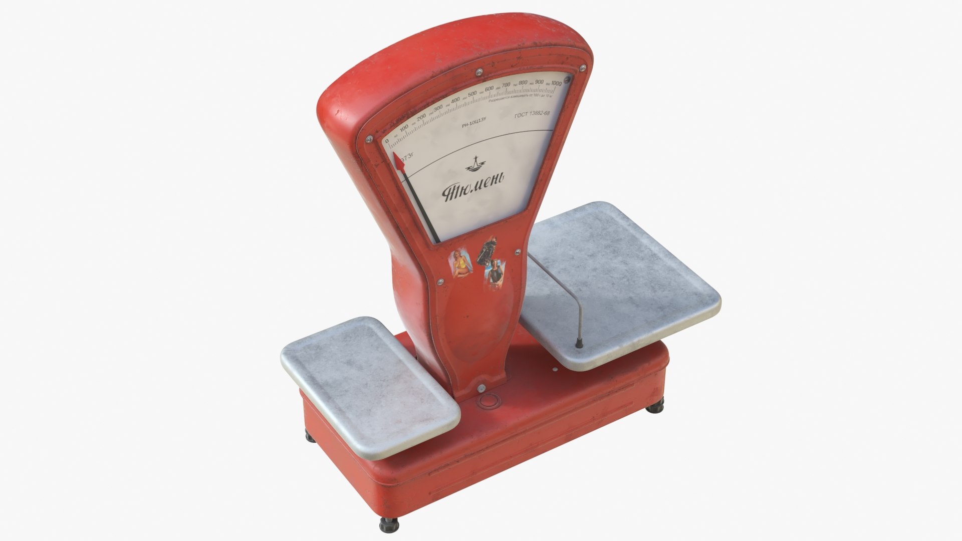 3D SovietScales 01 B - TurboSquid 1884228