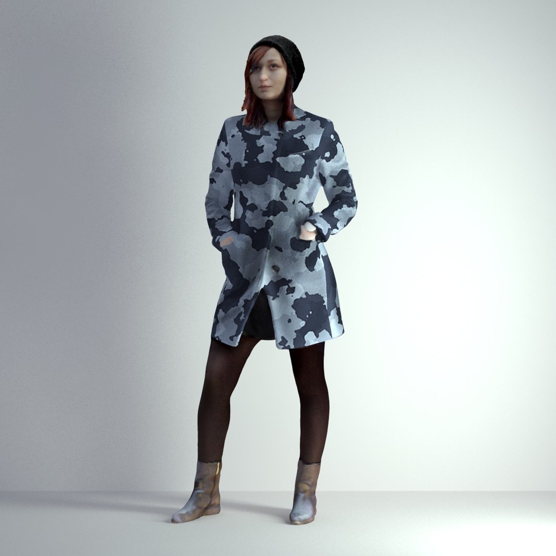 Scanned Woman 001 3d Max