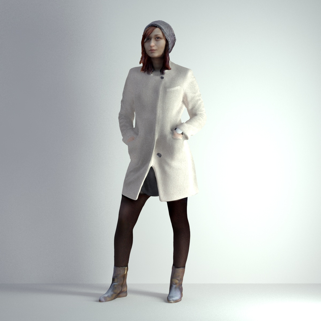 Scanned Woman 001 3d Max