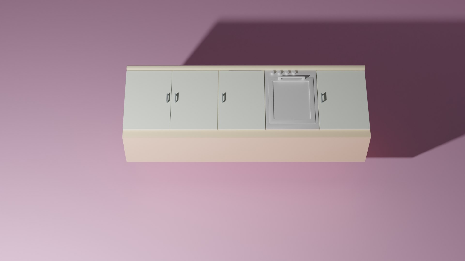 Kitchen Counter 3D Model - TurboSquid 1885503