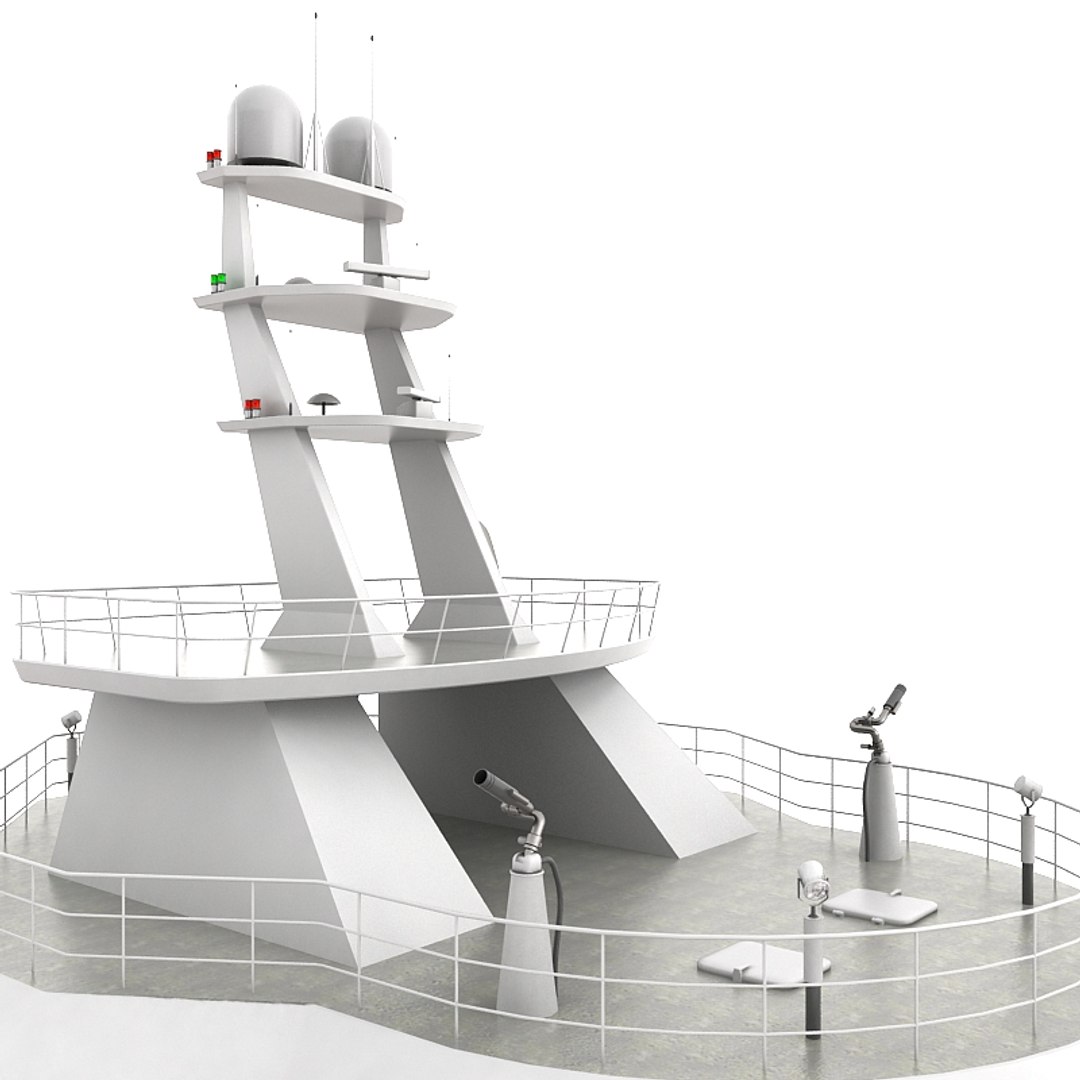 3d Ship Port Model