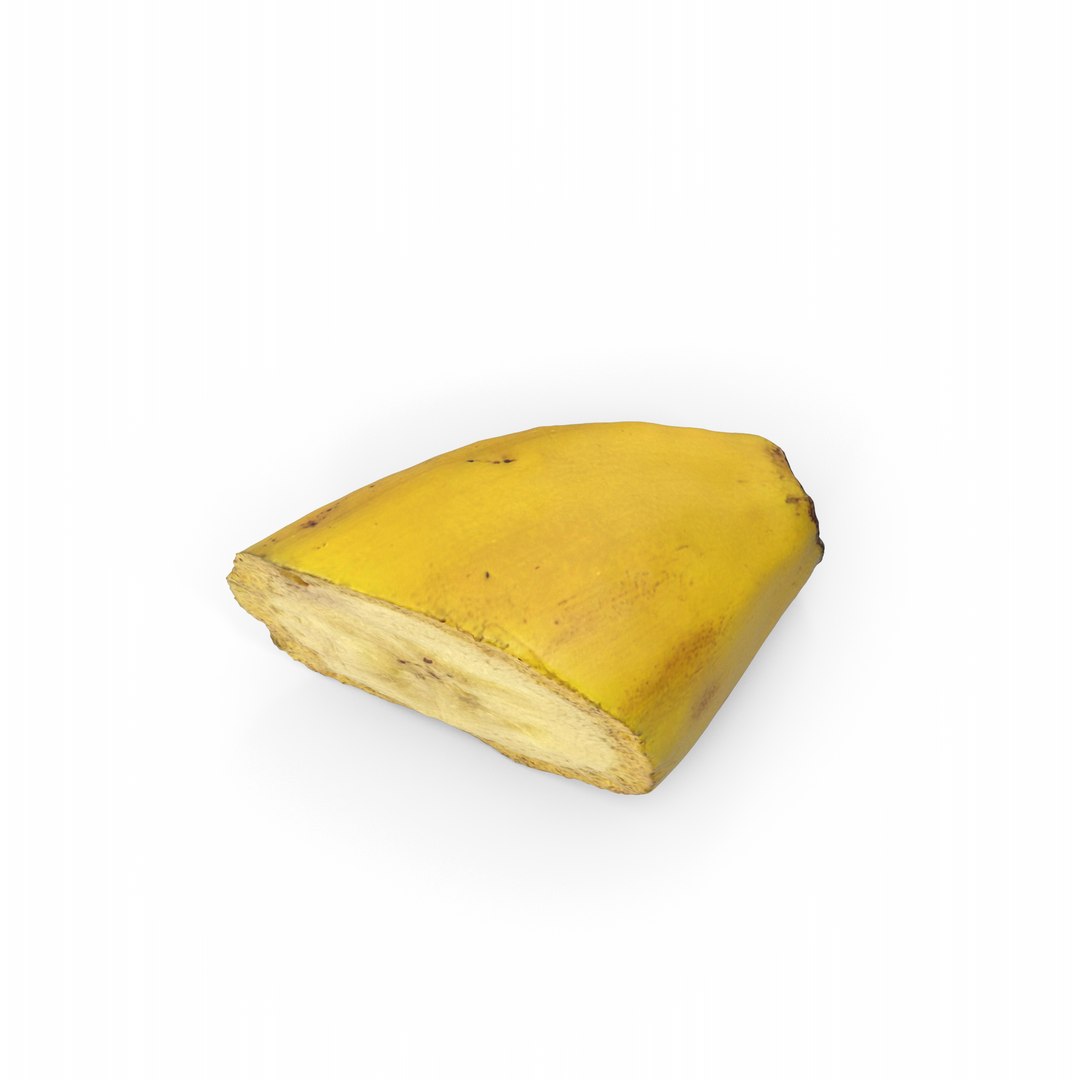 Banana Piece 3D - TurboSquid 2391046
