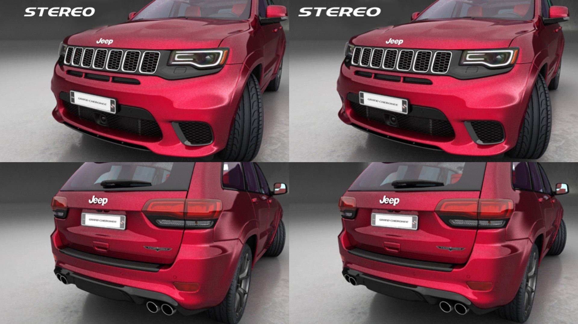 3D Jeep Grand Cherokee Trackhawk - TurboSquid 1310412