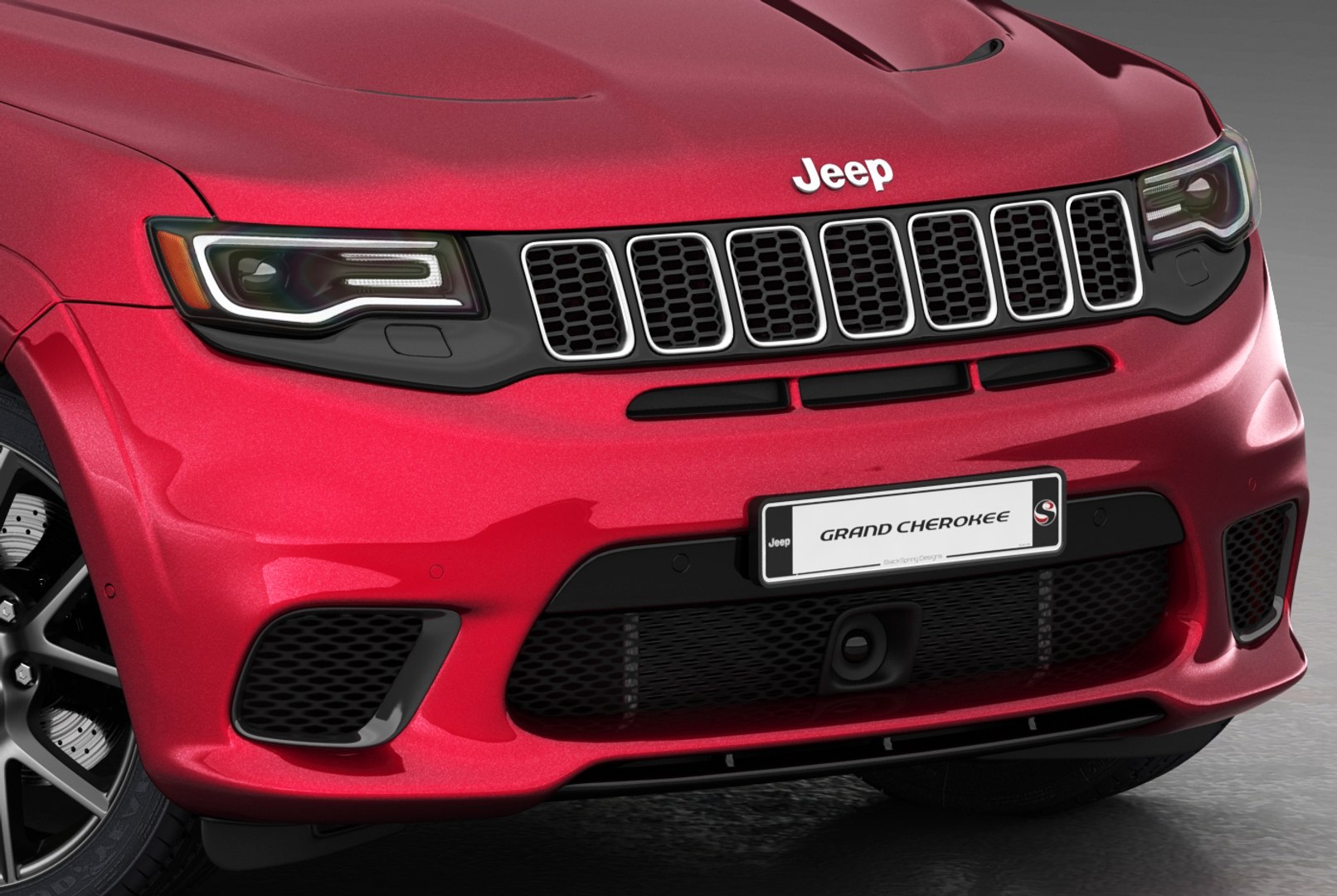 3D Jeep Grand Cherokee Trackhawk - TurboSquid 1310412