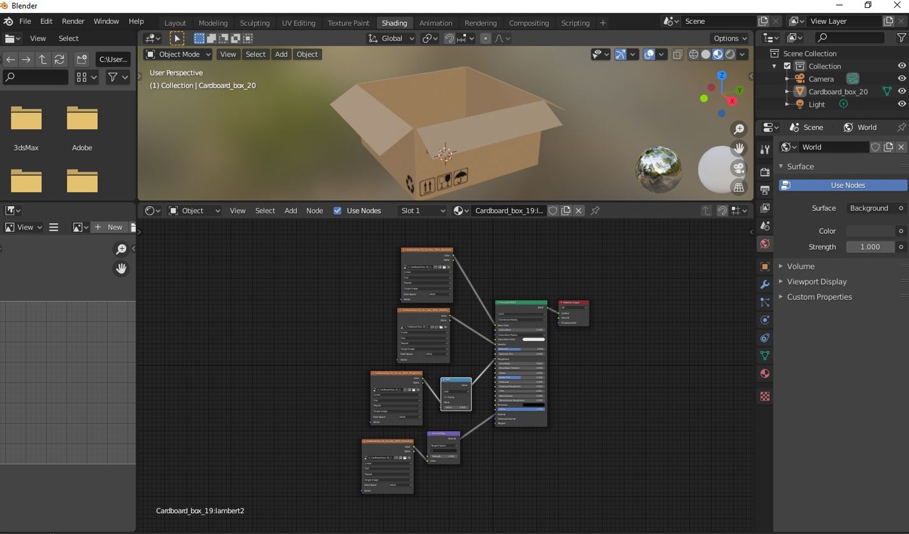 Cardbard Box 20 3D Model - TurboSquid 1748504