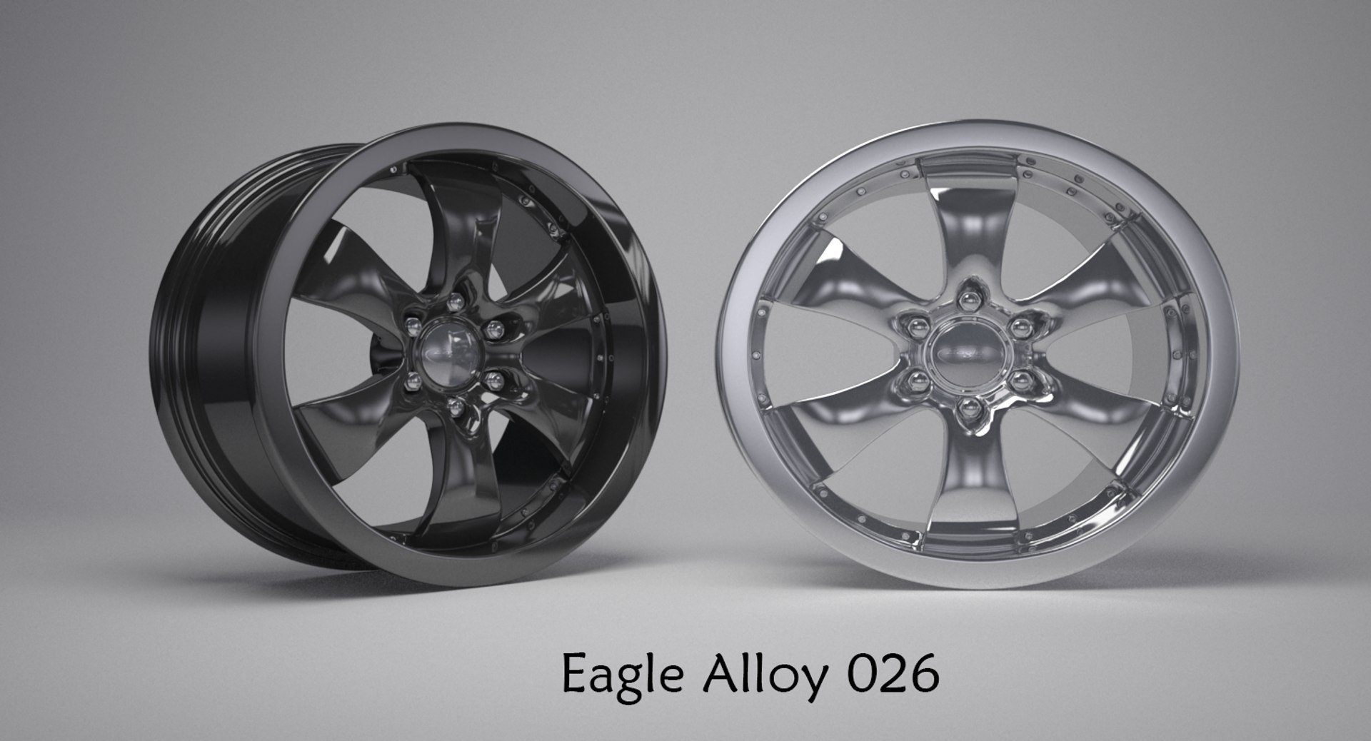 3D Eagle Alloy Rims Model - TurboSquid 1266571