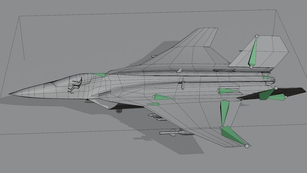 modelo 3d Mitsubishi F-3 FX Godzilla - TurboSquid 2197190