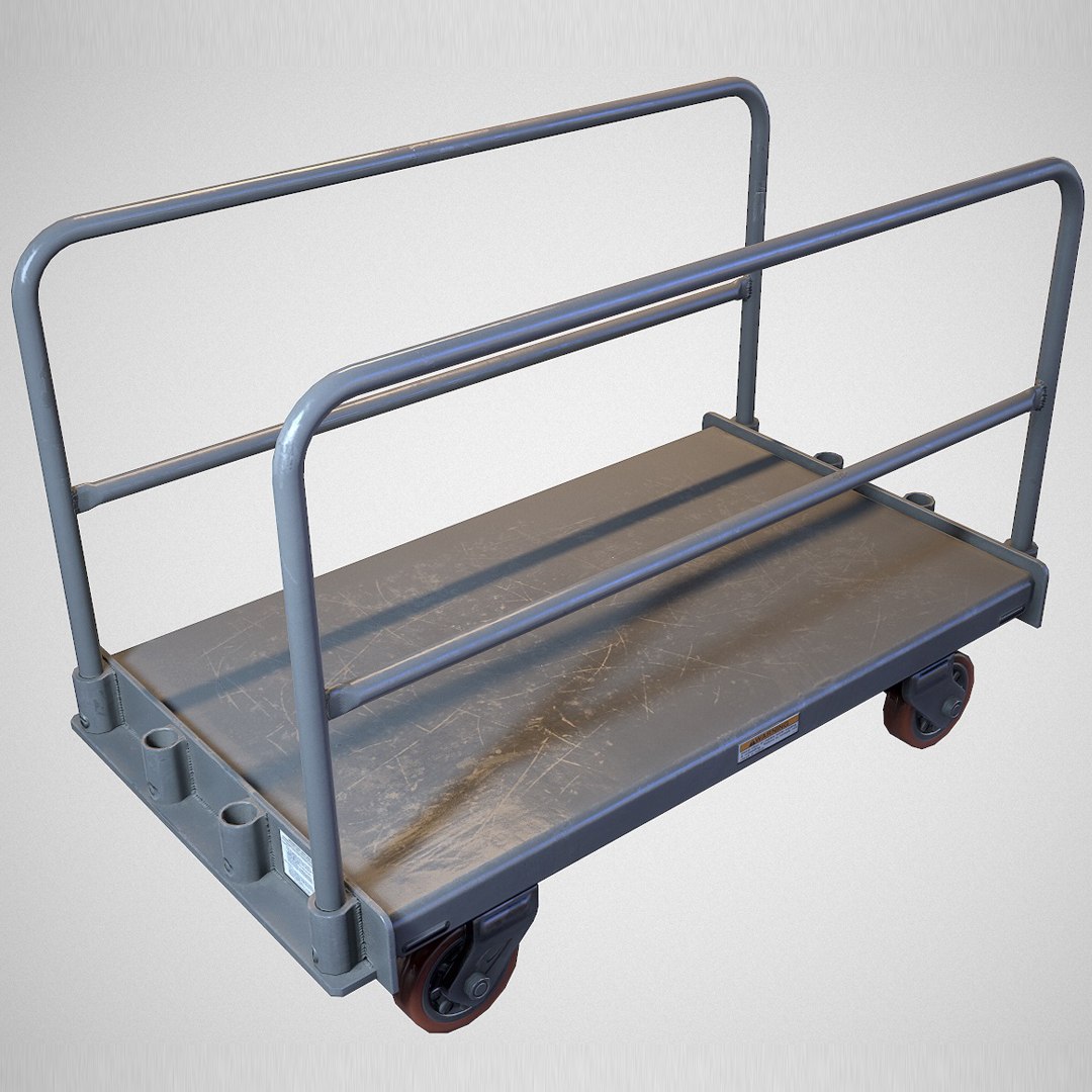 Warehouse Push Cart - 3D Model - TurboSquid 1179795