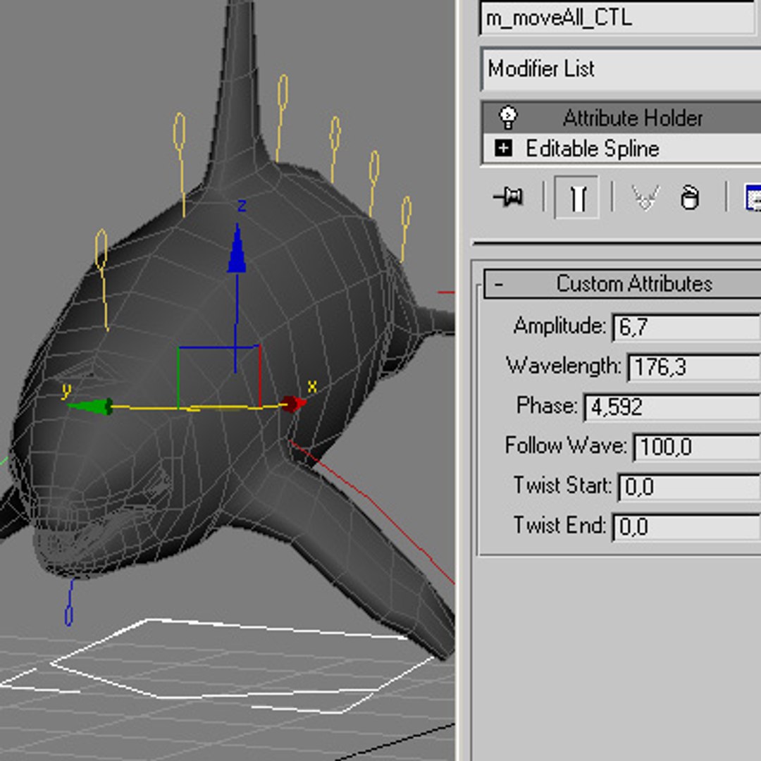 3d photorealistic killer whale