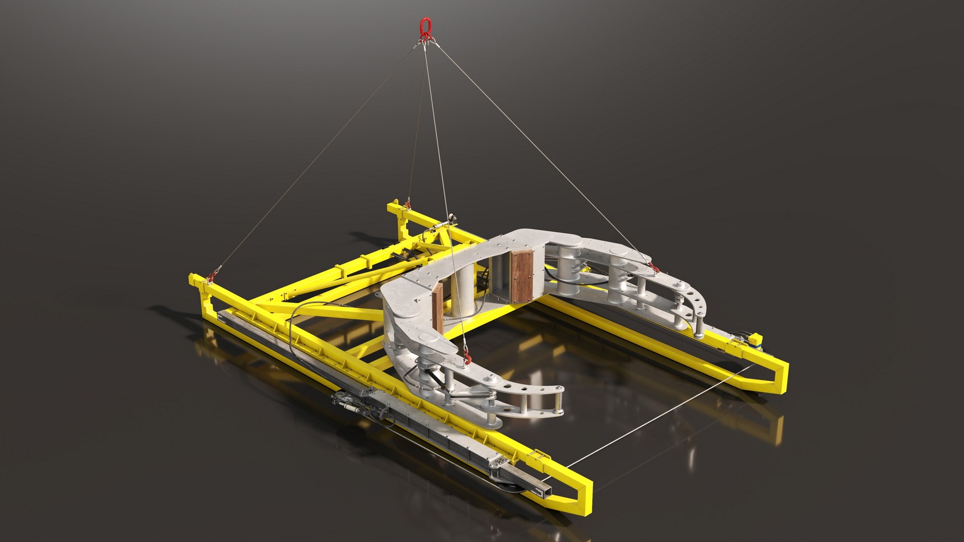 3D Model Offshore Subsea Excavation Cutter Rigged - TurboSquid 2329772