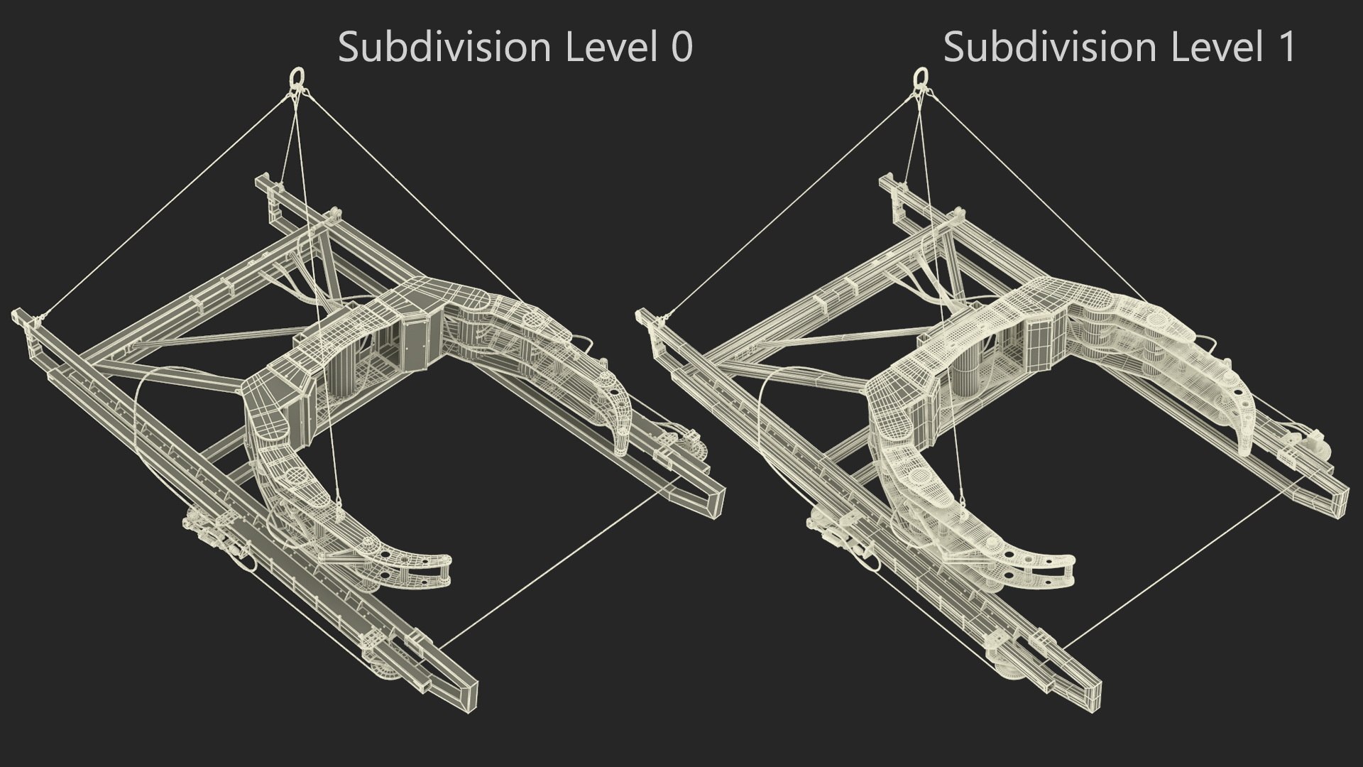 3D Model Offshore Subsea Excavation Cutter Rigged - TurboSquid 2329772