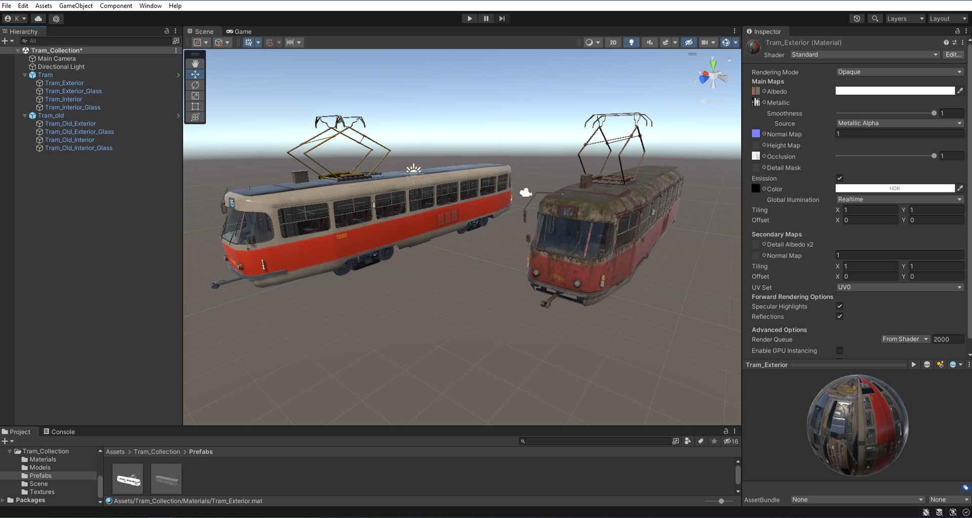 Trams Collection GameReady LODs Model - TurboSquid 1999109