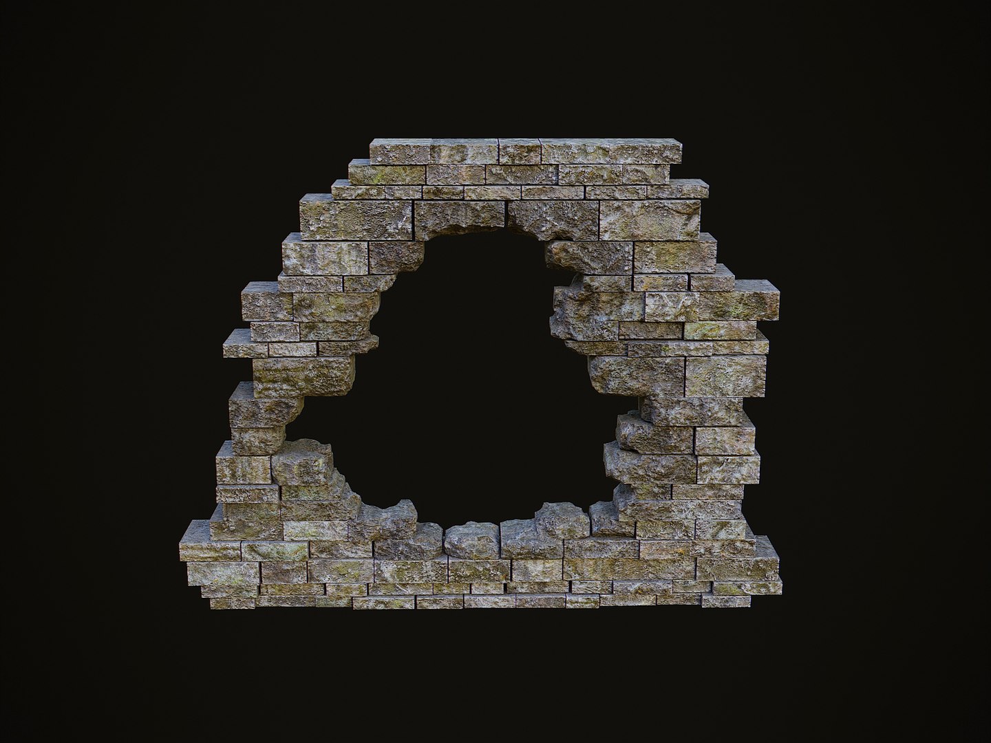 Ancient Stones Ruins 3D Model - TurboSquid 1653936