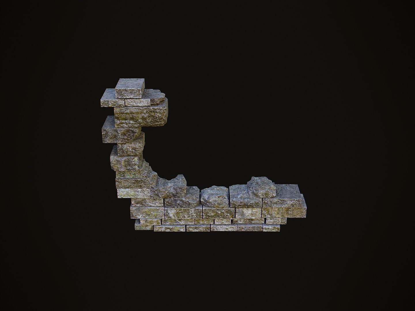 Ancient Stones Ruins 3D Model - TurboSquid 1653936