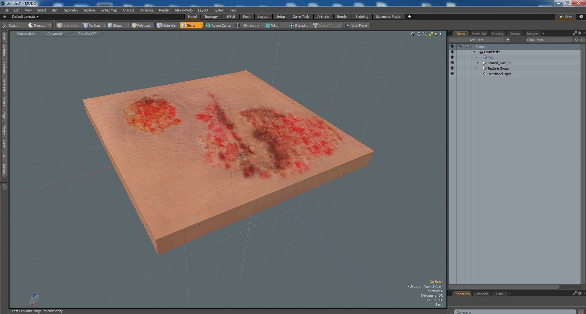 3D Grazed Skin - TurboSquid 2161287