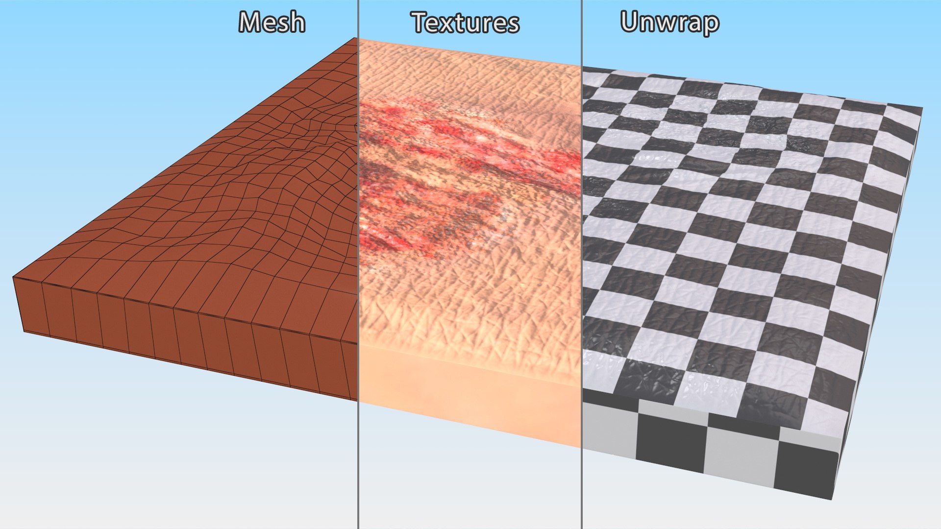 3D Grazed Skin - TurboSquid 2161287