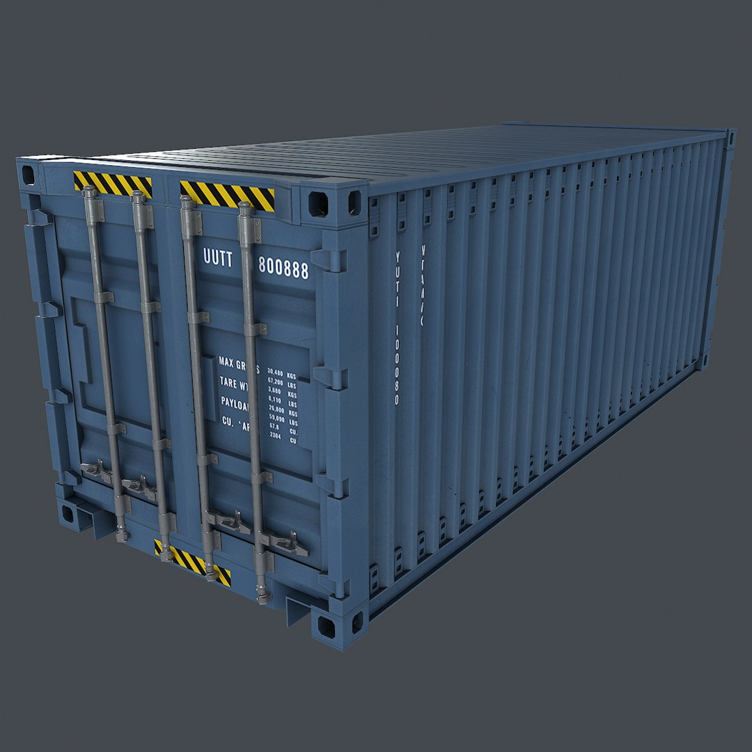 3d Model Polys Containers