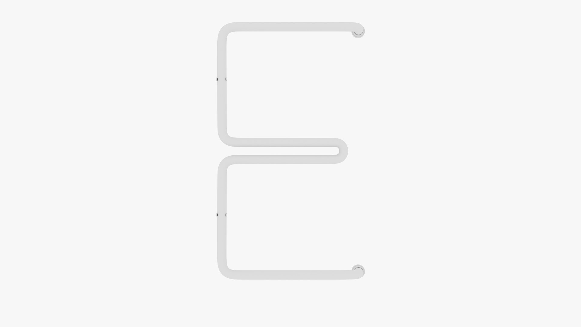 3D Model Neon Red Alphabet E - TurboSquid 2139802