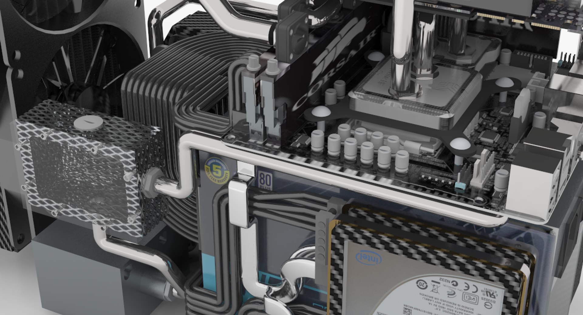 3D Model Desktop Cpu Deluxe Pbz77 - TurboSquid 1158968