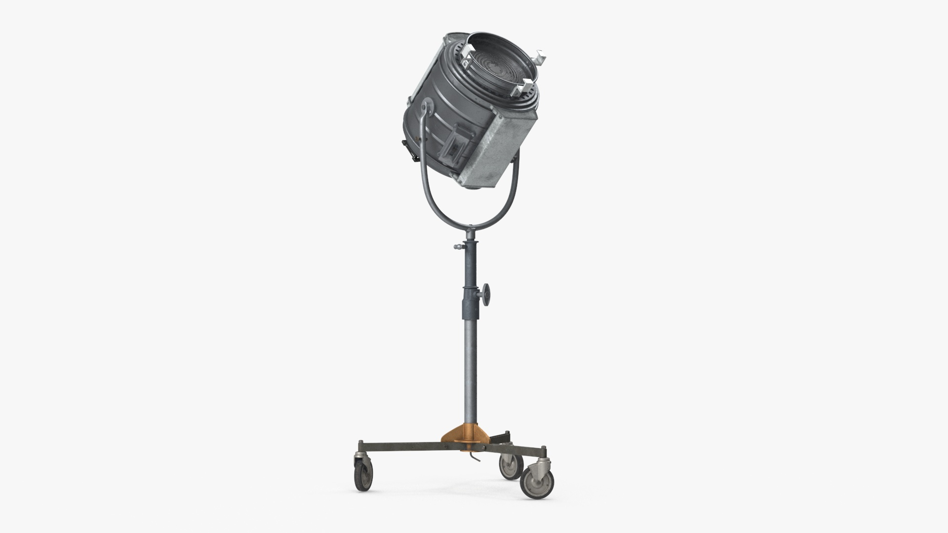 3D Model Vintage Studio Spotlight On Stand - TurboSquid 2214293