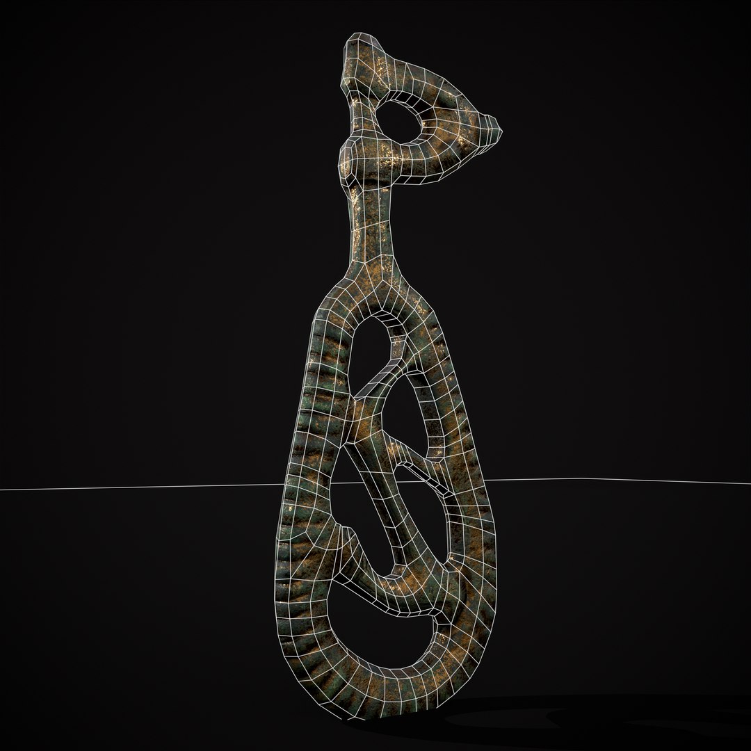 Brass Viking Key 3D Model - TurboSquid 2159018