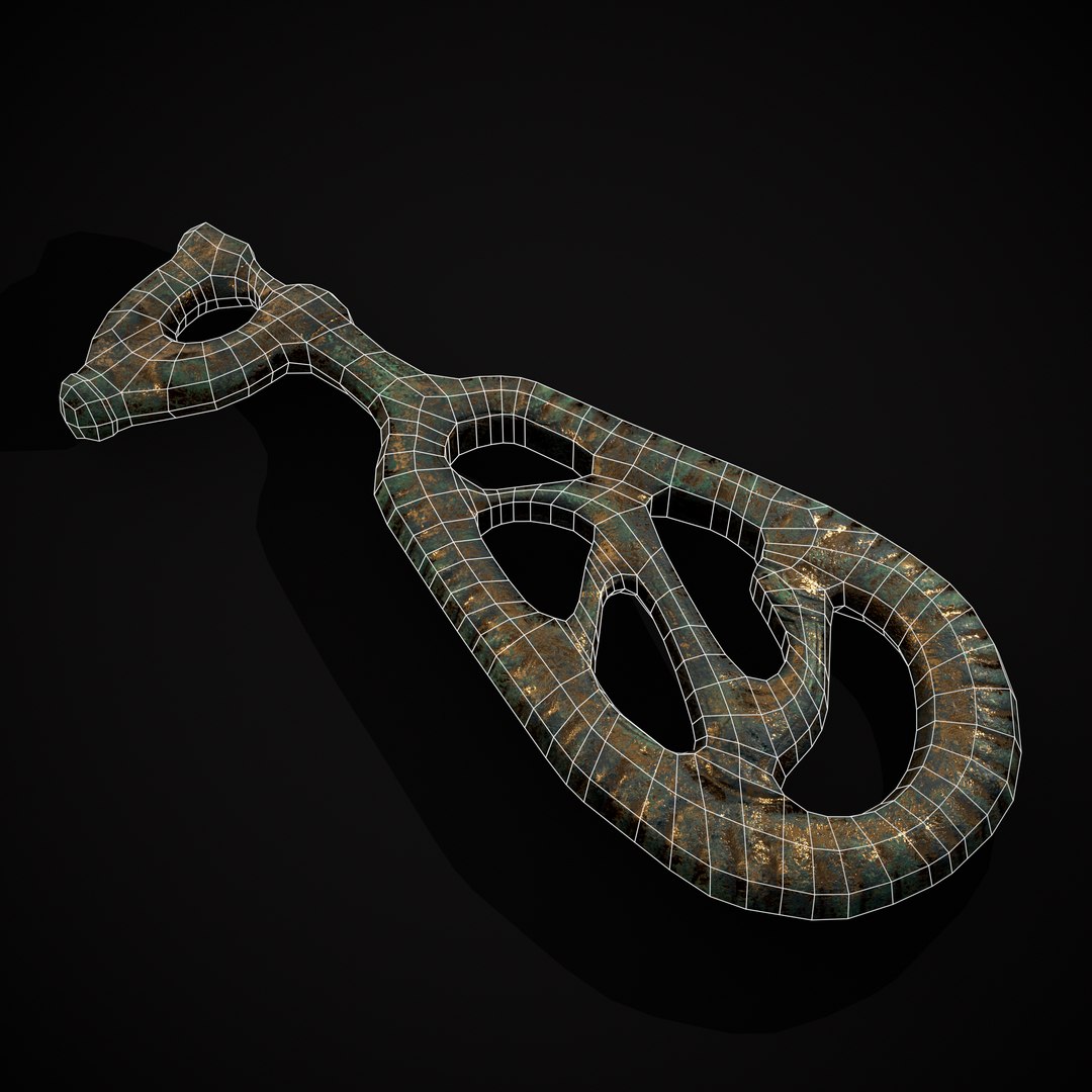 Brass Viking Key 3D Model - TurboSquid 2159018