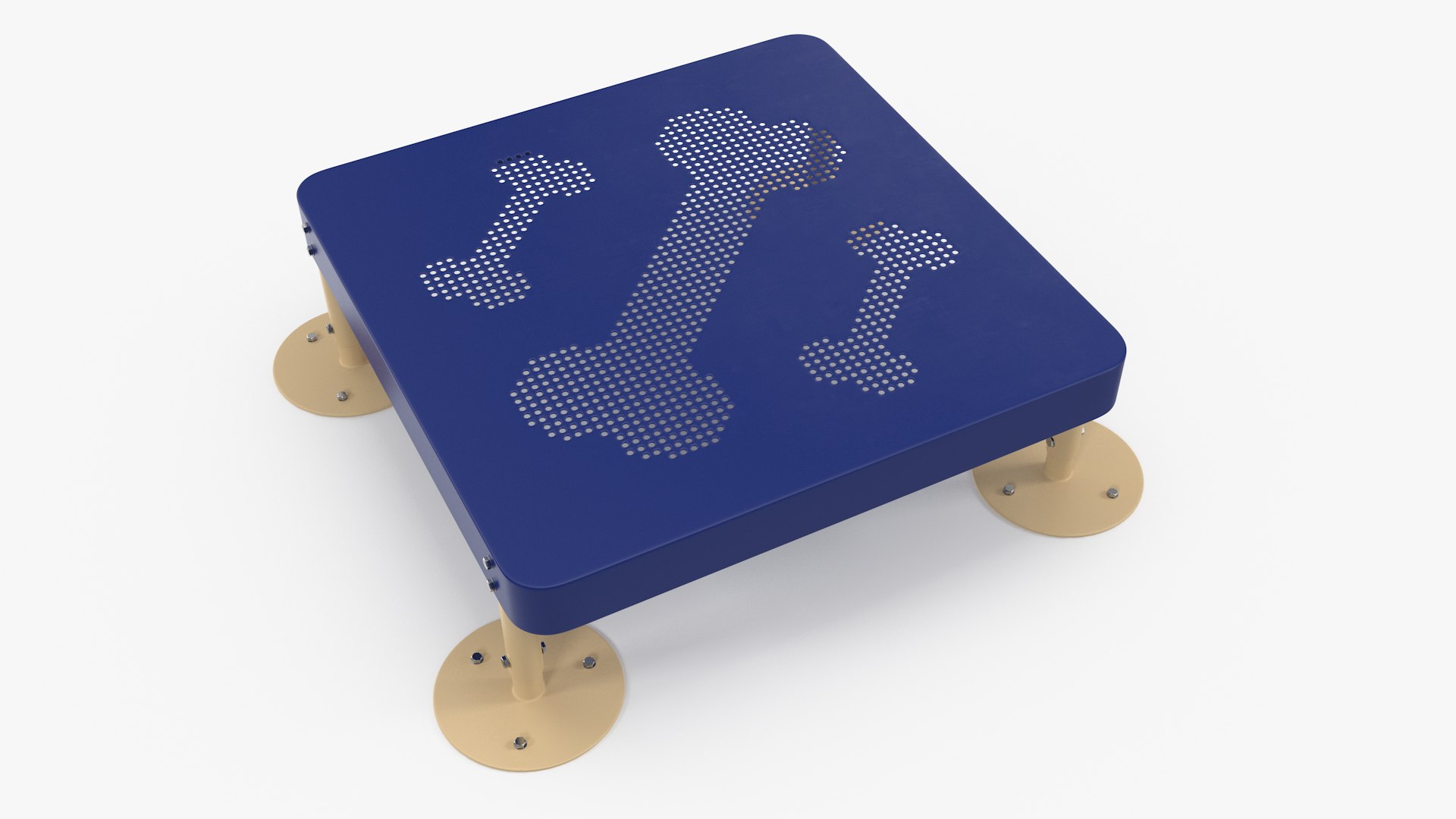 Starter Table for Dog Park Blue 3D model - TurboSquid 2051153