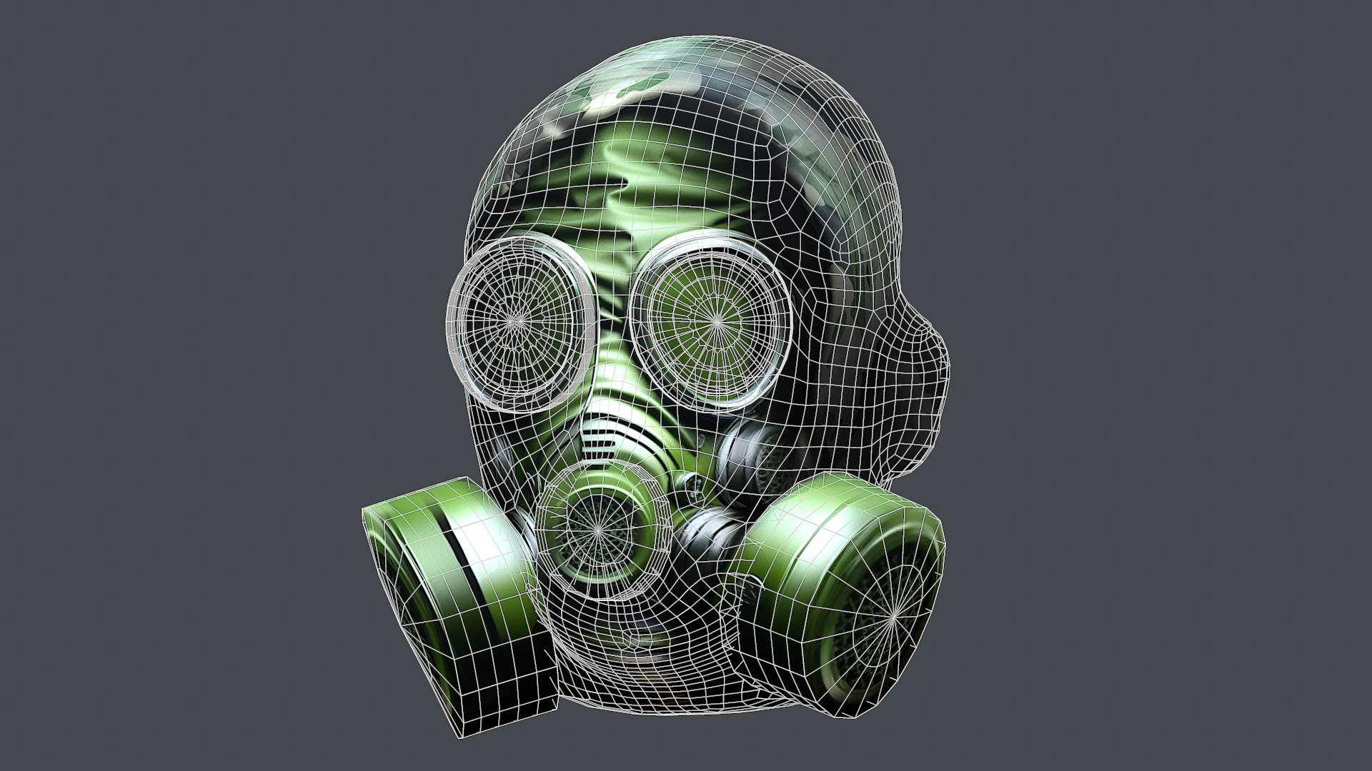 3D Gas Mask Helmet Military Combat Soldier Armor Scifi Fantasy ...