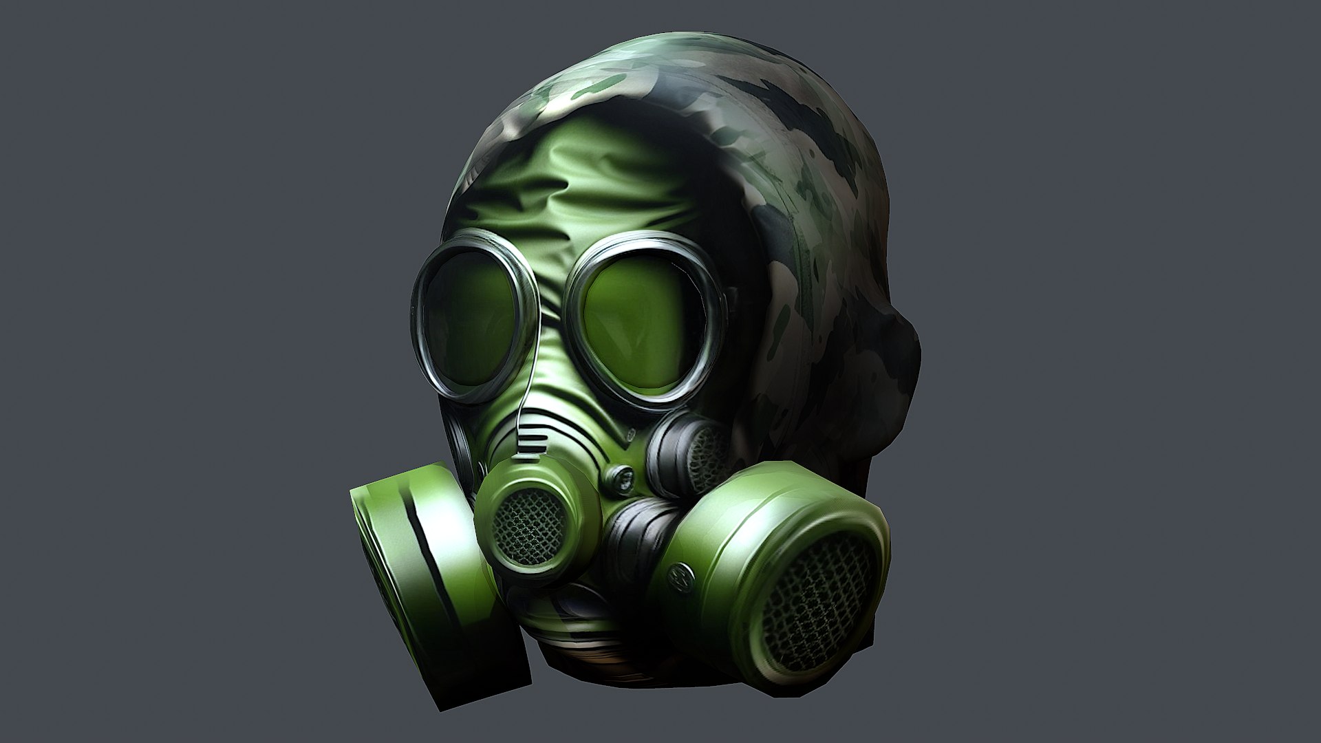 3D Gas Mask Helmet Military Combat Soldier Armor Scifi Fantasy ...