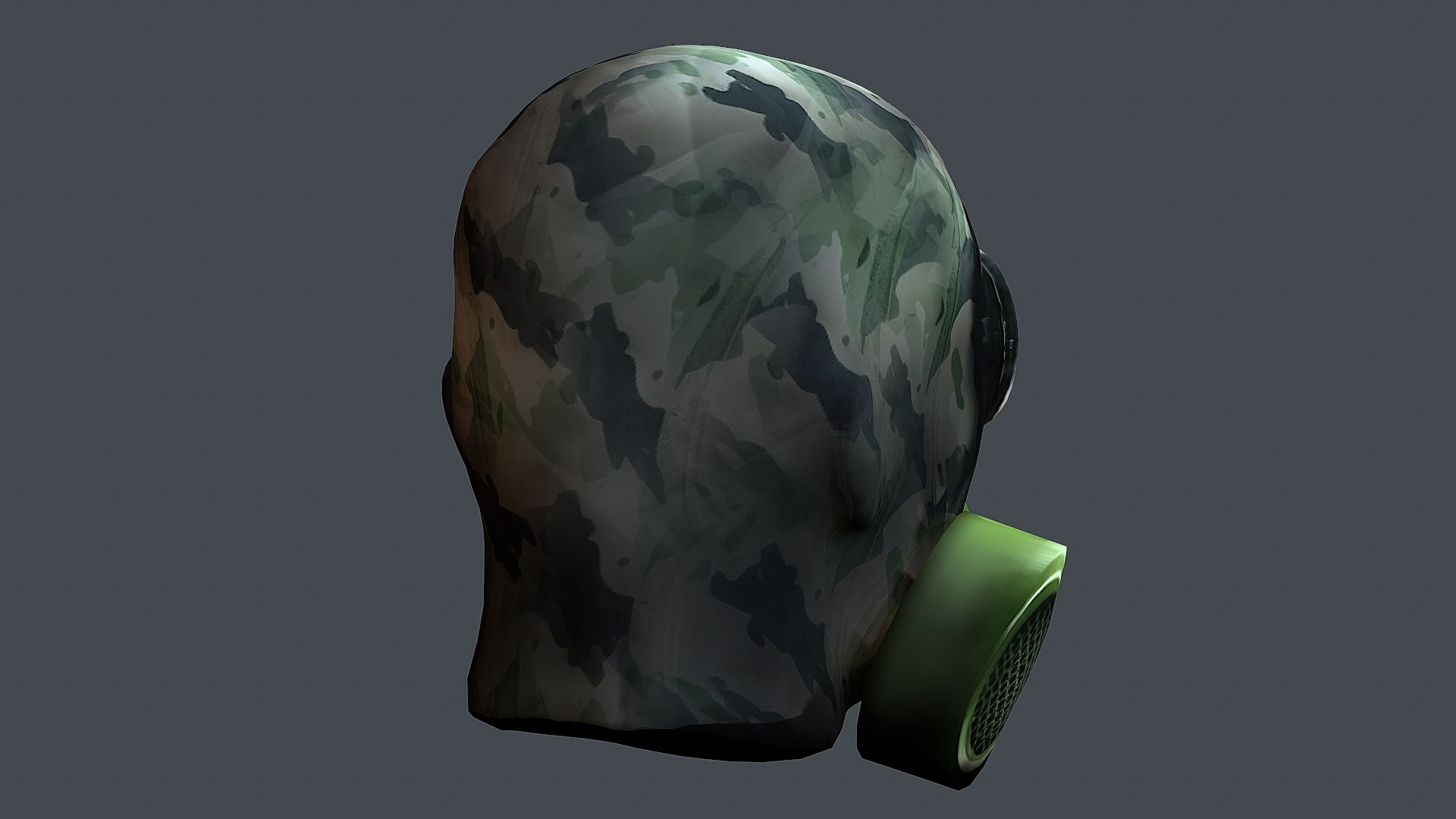 3D Gas Mask Helmet Military Combat Soldier Armor Scifi Fantasy ...