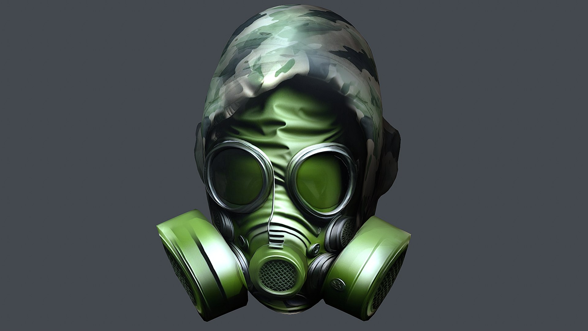 3D Gas Mask Helmet Military Combat Soldier Armor Scifi Fantasy ...