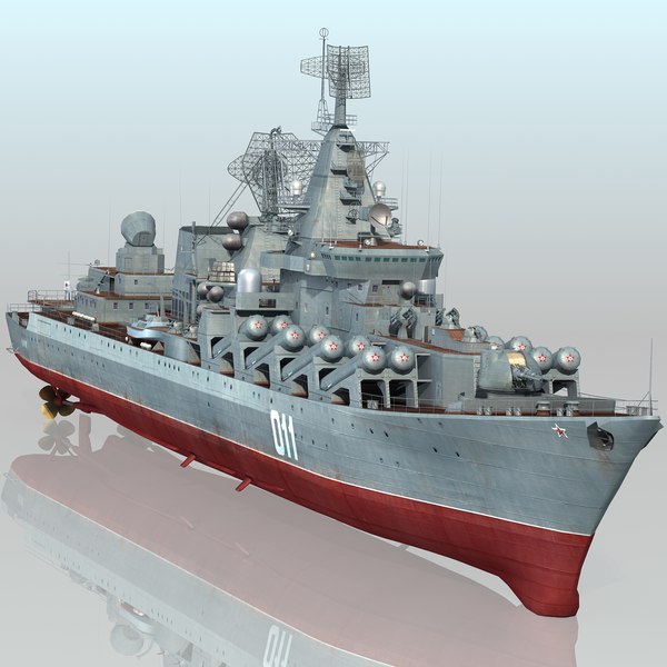 Russian Navy Cruiser Slava Class Varyag 3D model - TurboSquid 1886238