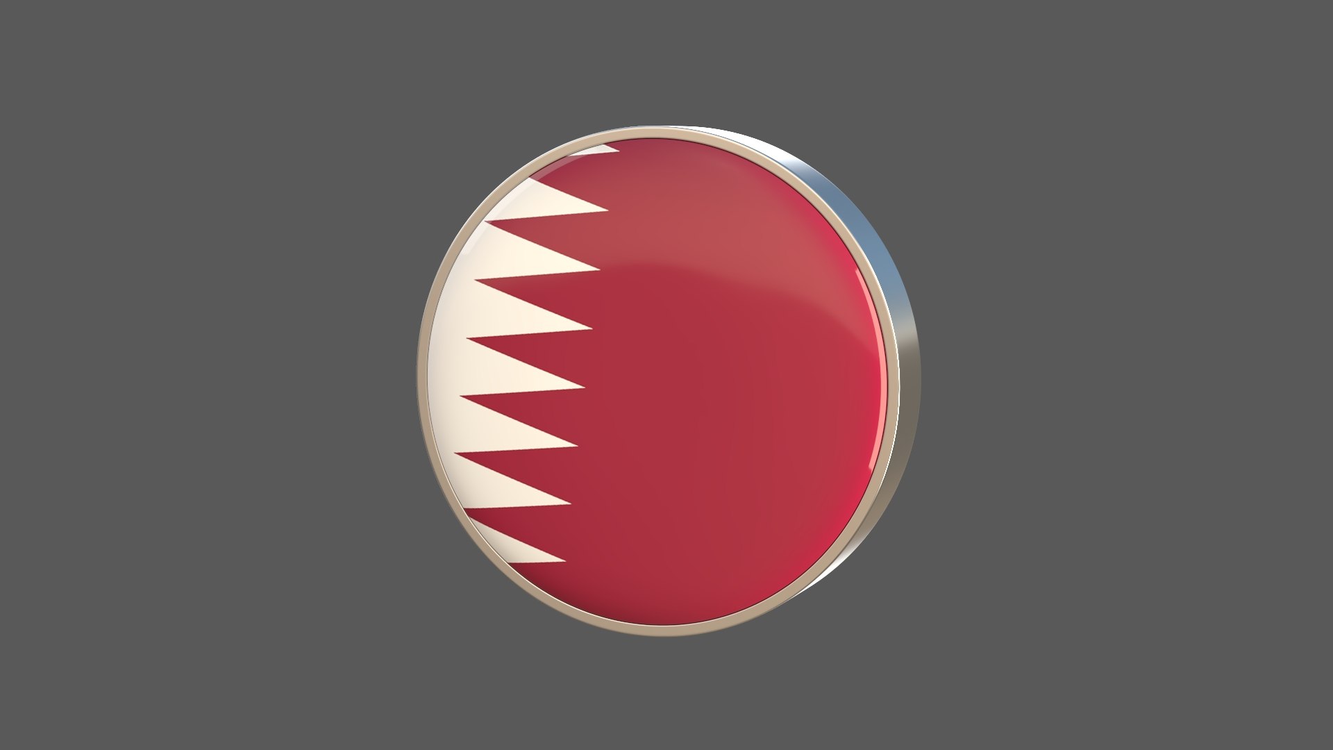 3D Qatar Flage Icon Model - TurboSquid 2379405