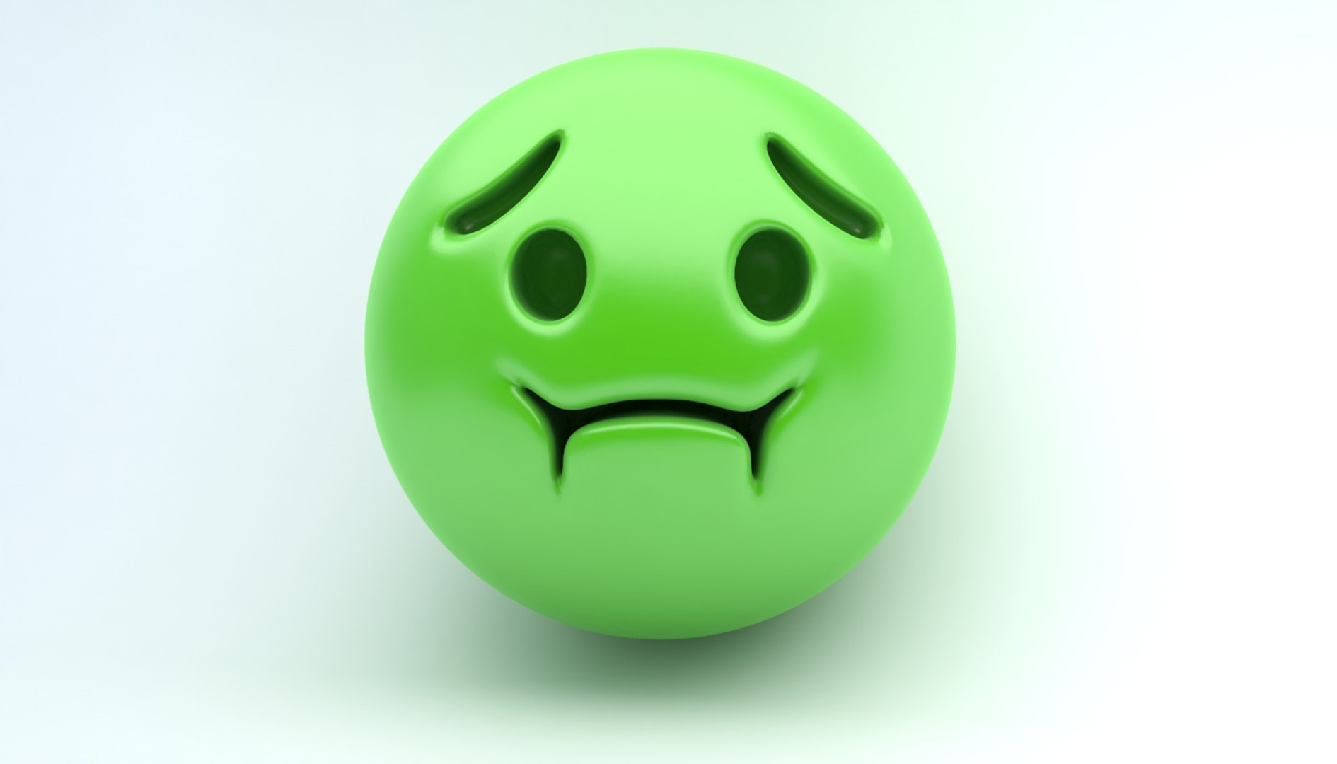 3D Model Emoji Sick - TurboSquid 1331238