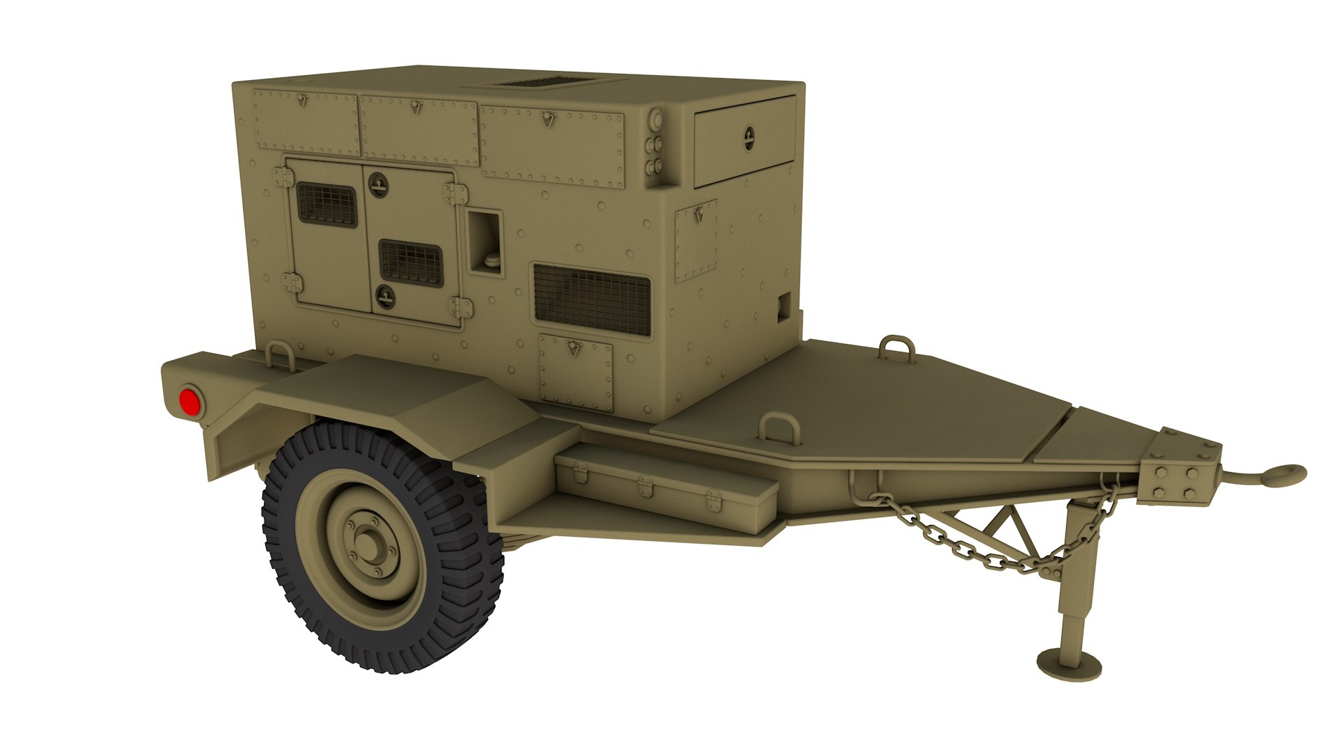 Military Generator 3D Model - TurboSquid 1953743