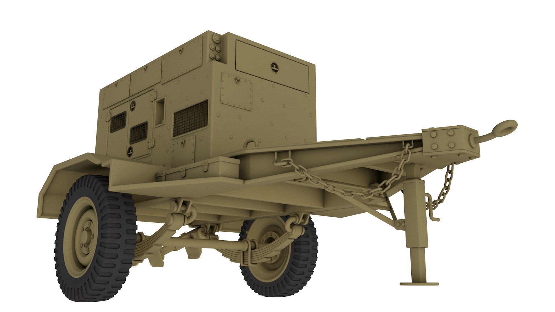 Military Generator 3D Model - TurboSquid 1953743