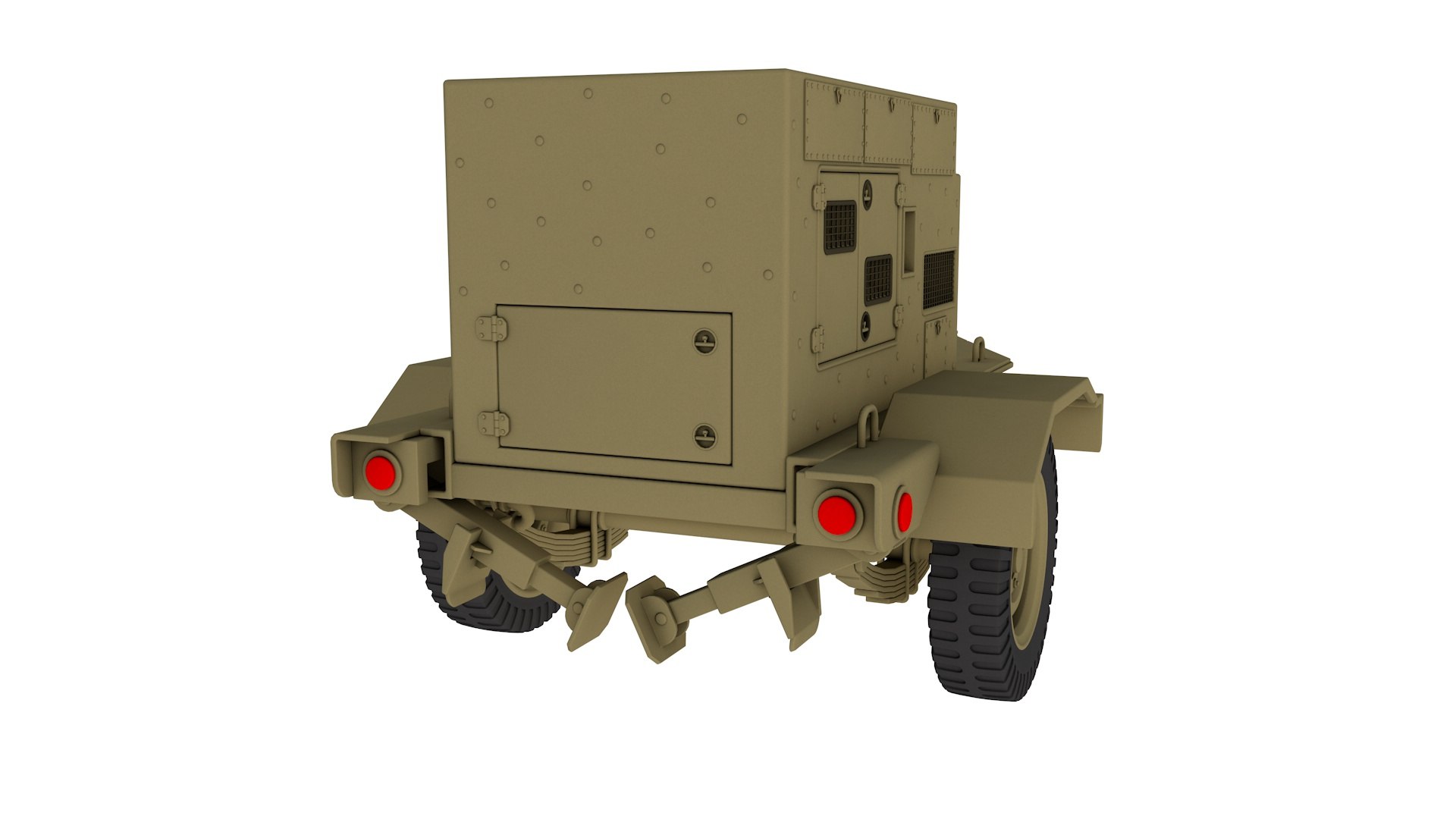 Military Generator 3D Model - TurboSquid 1953743