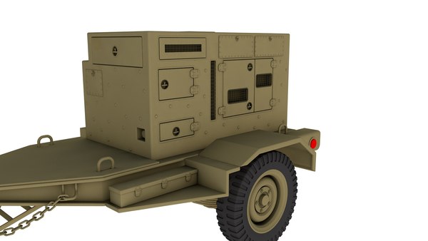 Military generator 3D model - TurboSquid 1953743