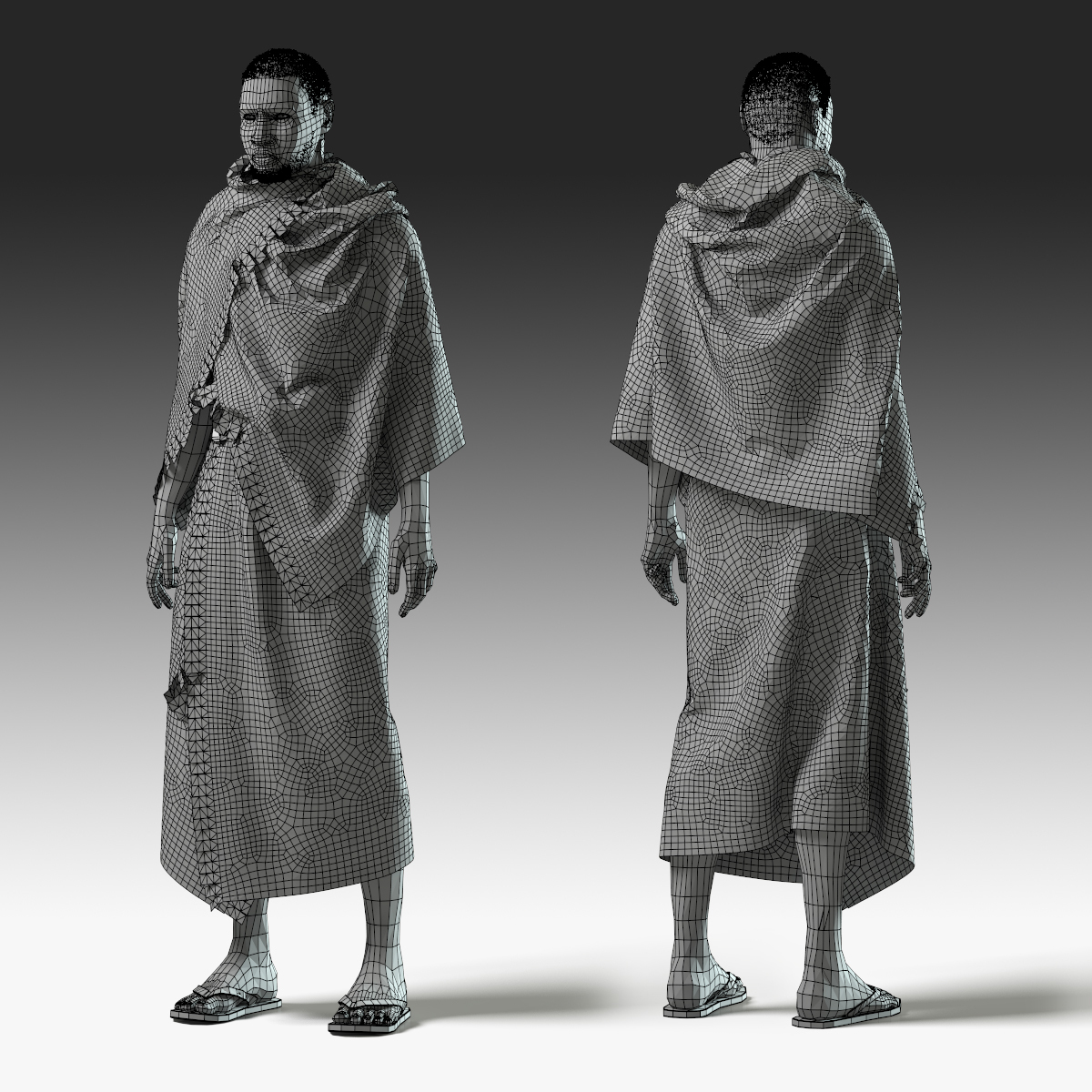 modelo 3d Hajj Man 02 gratis - TurboSquid 1354606