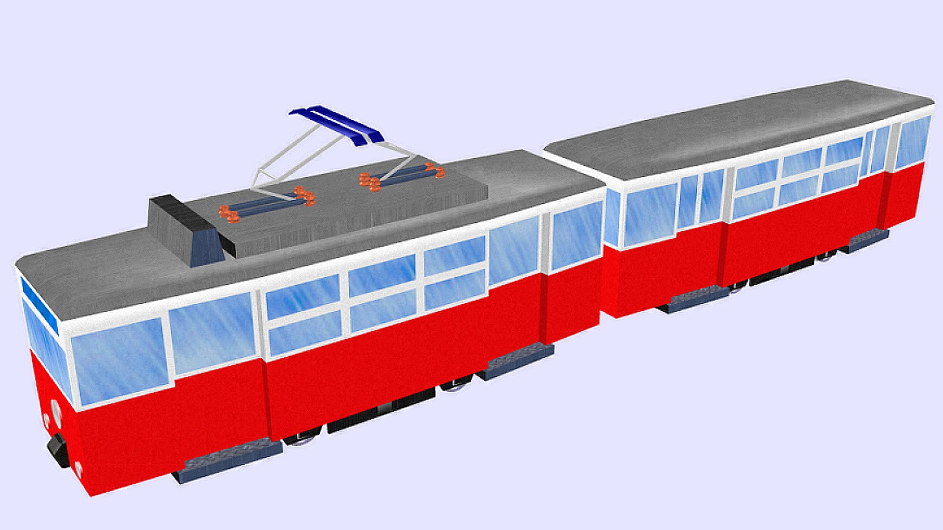 3D Model Tram Light Rail Konstal - TurboSquid 1708521