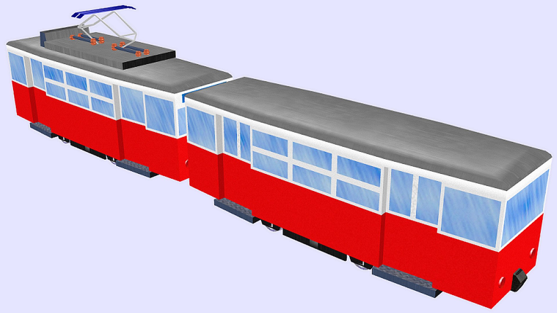 3D Model Tram Light Rail Konstal - TurboSquid 1708521
