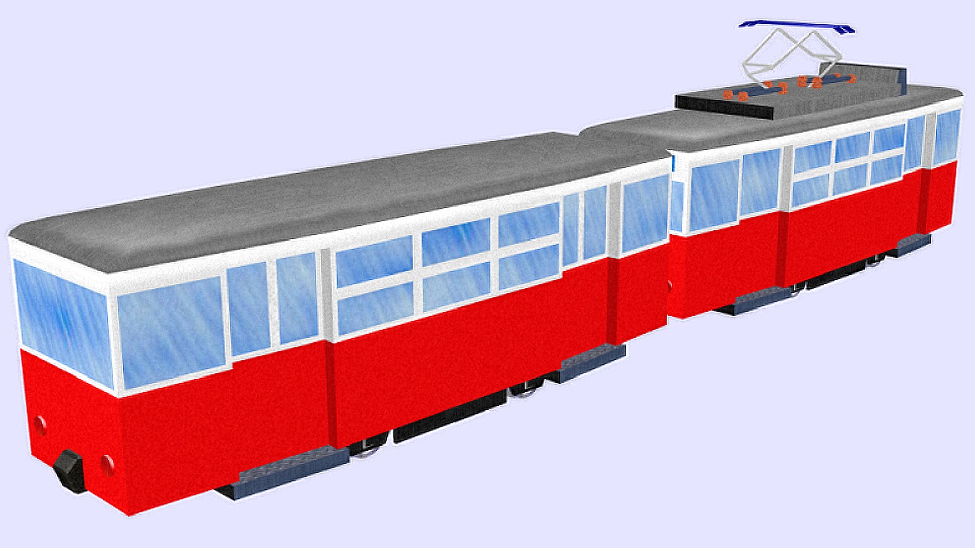 3D Model Tram Light Rail Konstal - TurboSquid 1708521
