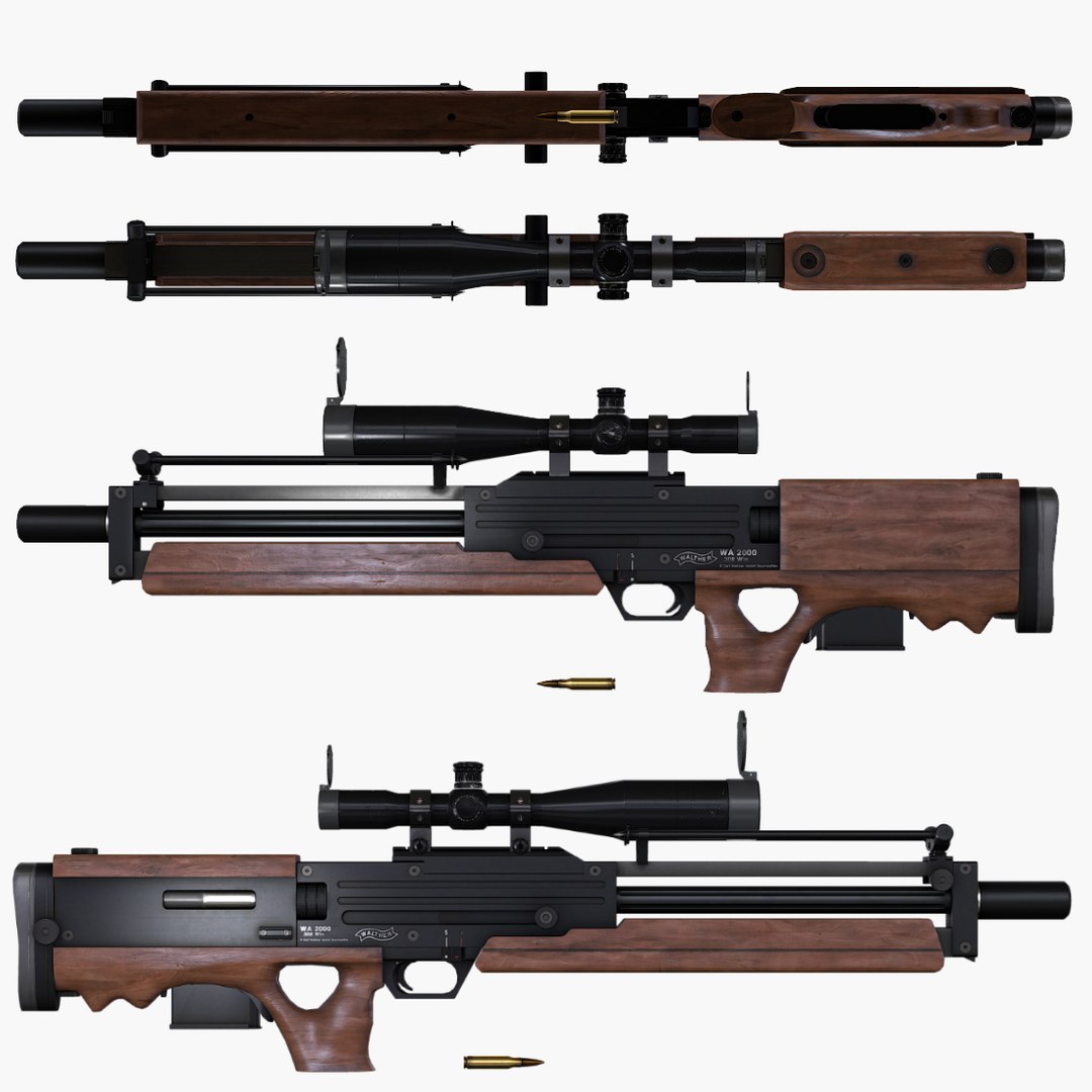 3d Walther Wa2000