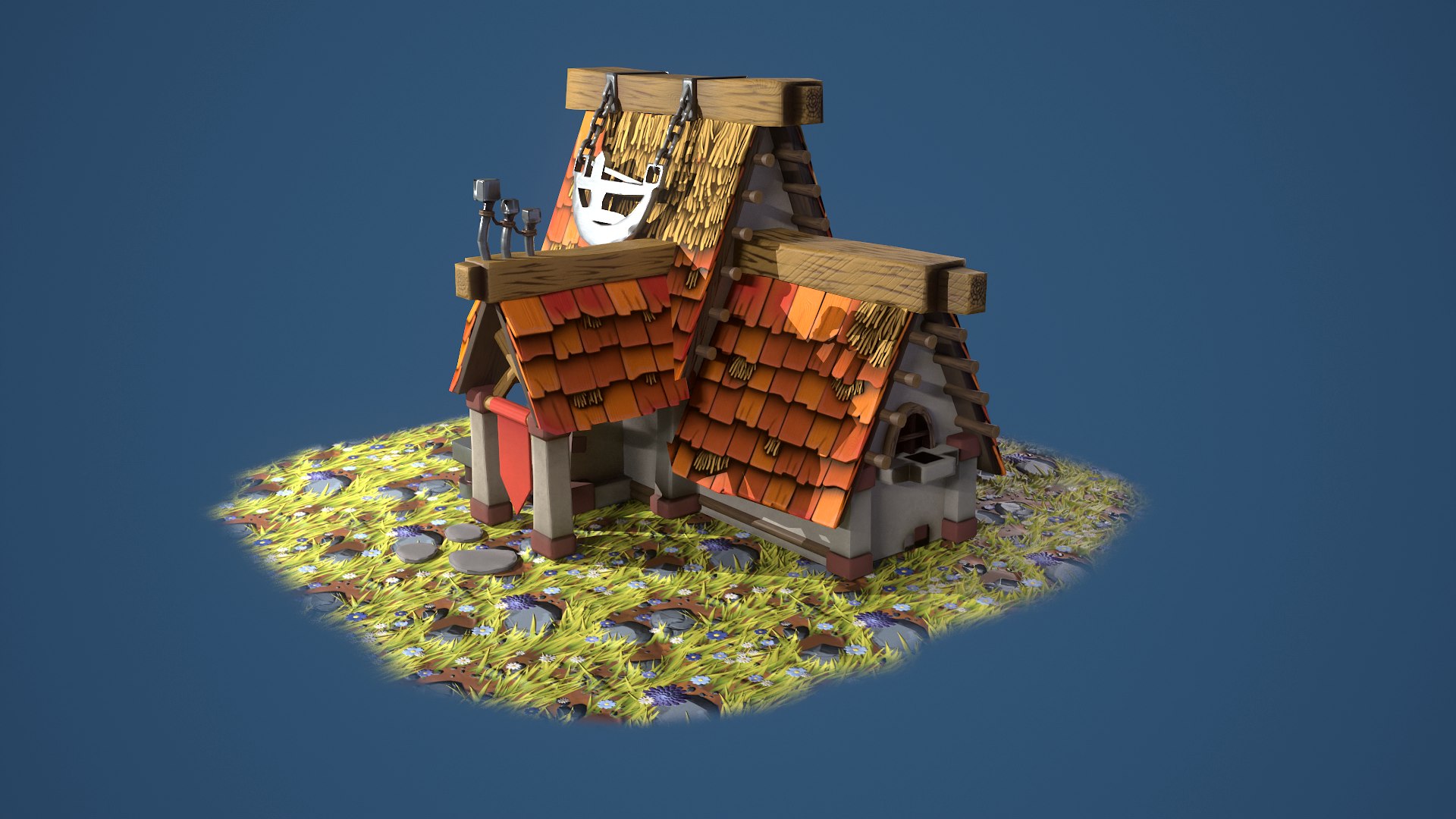 Stylized Blacksmith Workshop 3D - TurboSquid 1745774