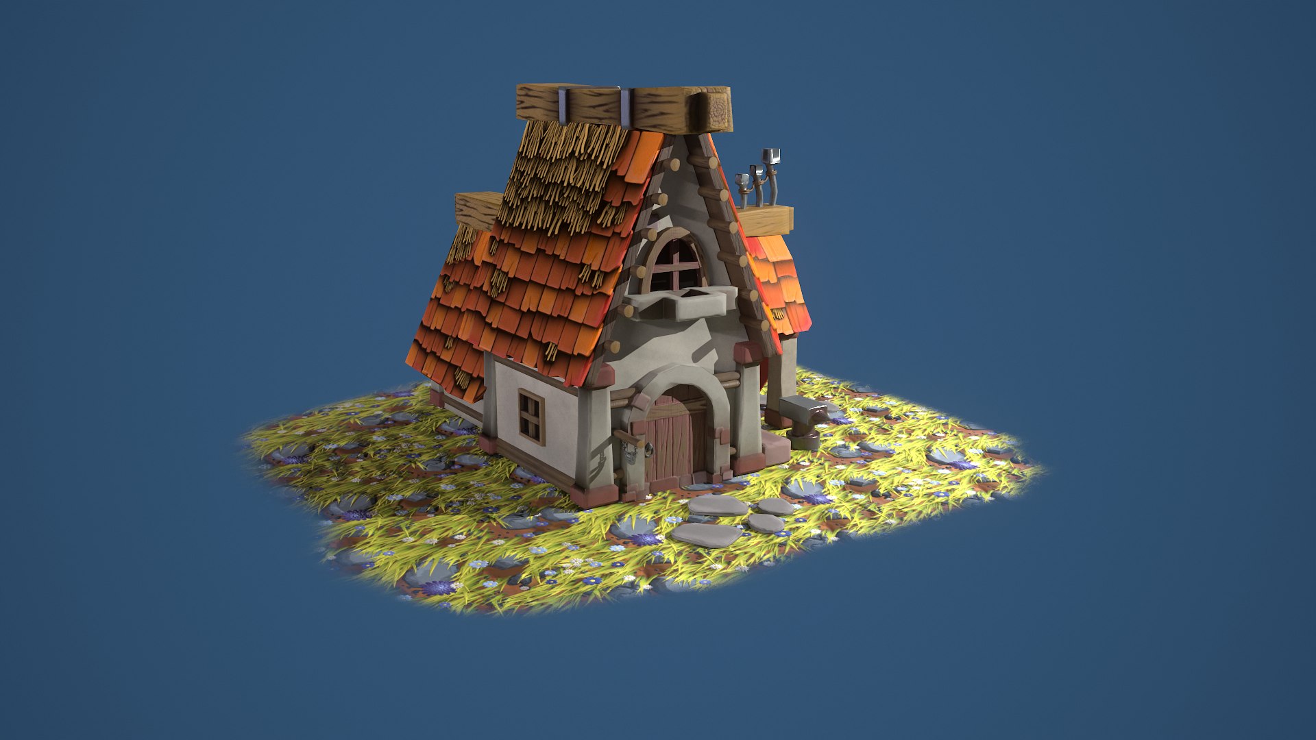 Stylized Blacksmith Workshop 3D - TurboSquid 1745774