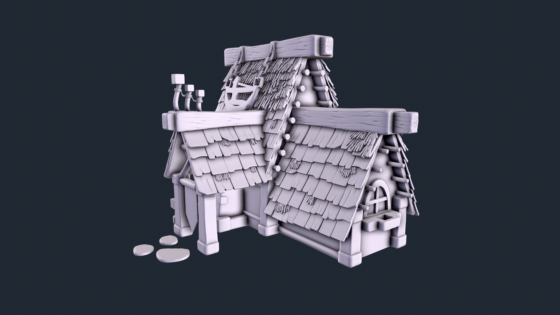 Stylized Blacksmith Workshop 3D - TurboSquid 1745774