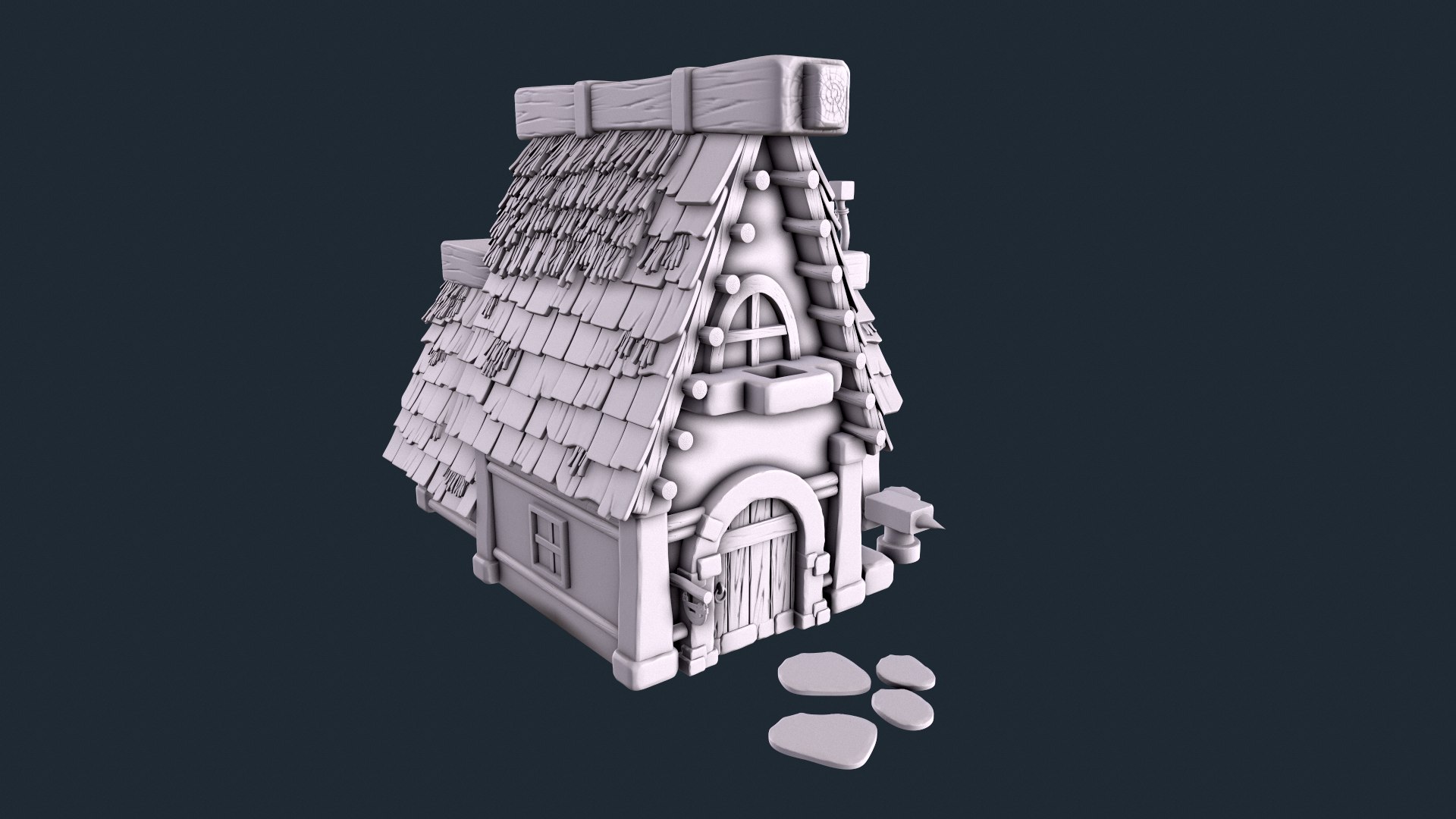 Stylized Blacksmith Workshop 3D - TurboSquid 1745774